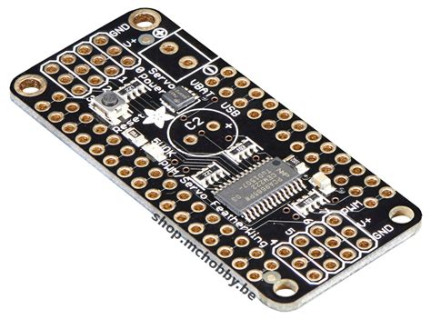 FeatherWing PWM Ou Servo 8 Canaux MCHobby Le Blog