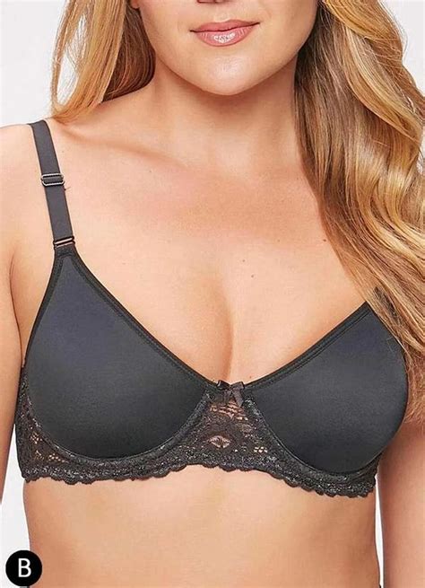 Sutiã Aro e sem Bojo W Triumph Brigitte Taça B Preto