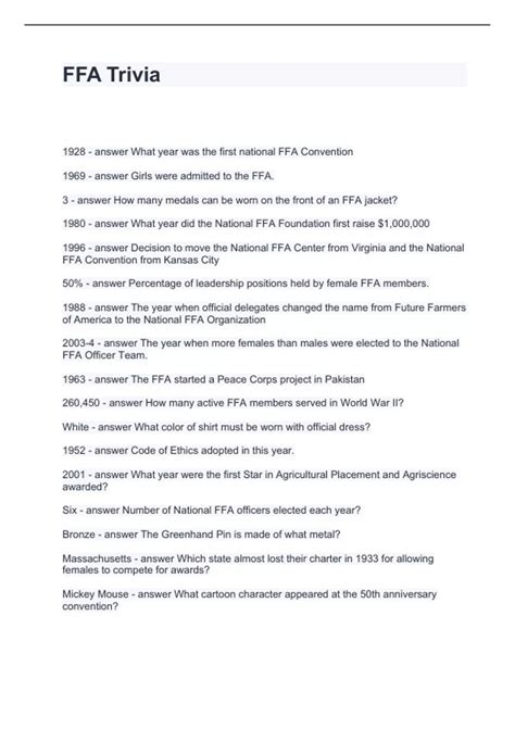 Ffa Trivia Questions And Answers 2024 Ffa Stuvia Us