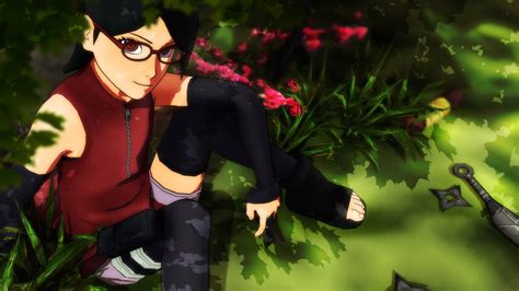 Sarada Rest After Training By Leaopardheart On Deviantart