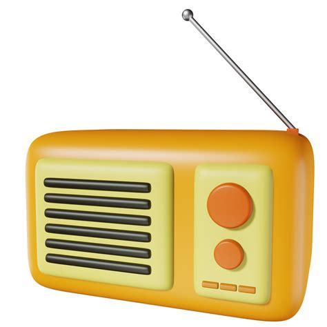 Free D Radio Isoliert Im Transparenten Hintergrund Png With