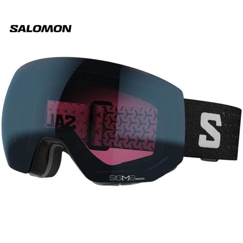 SALOMON サロモン RADIUM PRO SIGMA PHOTO L Black Sigma Photo Sky Blue Cat スキーゴーグル