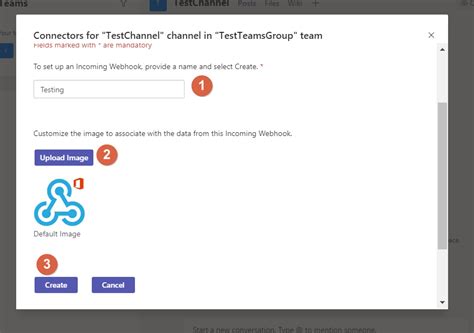 Incoming Webhook In MS Teams