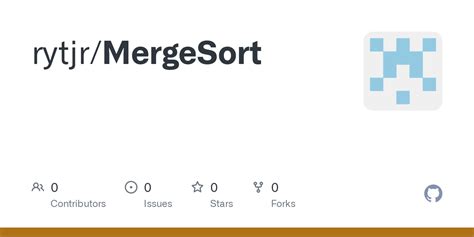 GitHub Rytjr MergeSort