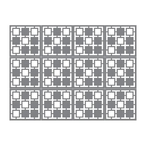 ผนังตกแต่ง เอสซีจี รุ่นเฟรทเวิร์ค ลาย Crossword 2 ขนาด 100x100x0 8 ซม