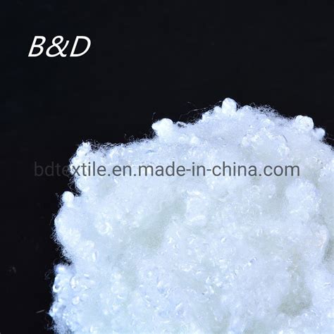Good Crimp Recycled Non Siliconized Hollow Conjugated Fiber For Wadding
