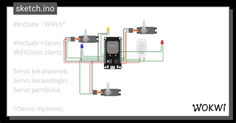 use project iot wokwi arduino and esp32 simulator