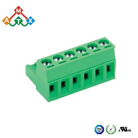 32a Wire Connector Block Pluggable Terminal Block 5pin Made In China