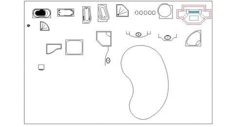 Miscellaneous Common Sanitary Equipment Blocks Cad Drawing Details Dwg File