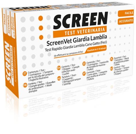 Screen Italia Screenvet Giardia Lamblia Test Farmaciaeuropeait
