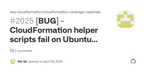 Bug Cloudformation Helper Scripts Fail On Ubuntu 2404 · Issue