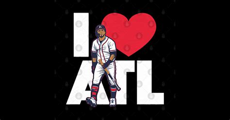 Eddie Rosario I Love Atlanta Eddie Rosario Sticker Teepublic