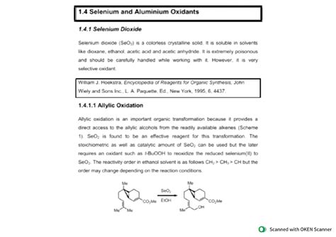 Chemistry 9 Selenium And Aluminium Oxidants Benzylic Oxidation Organic Inorganic Chemistry