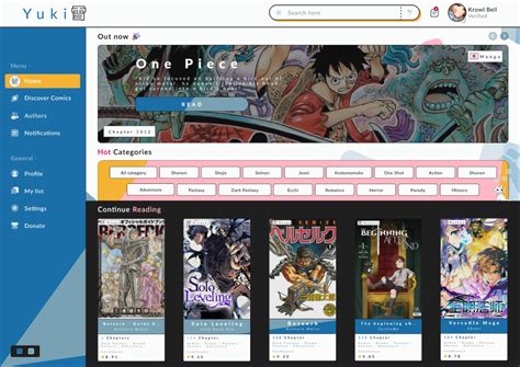 Manga App UI Figma