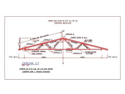 Cercha Dos Aguas Metalcom En AutoCAD Descargar CAD 34 63 KB Bibliocad