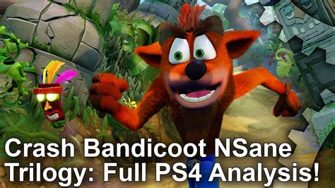 Crash Bandicoot Nsane Trilogy Complete Ps4pro Vs Ps1 Graphics