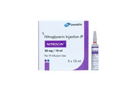 Nitroglycerin Injection Nitrocin 50 Mg 10 Ml At ₹ 101 Piece Nitroglycerin Injection In