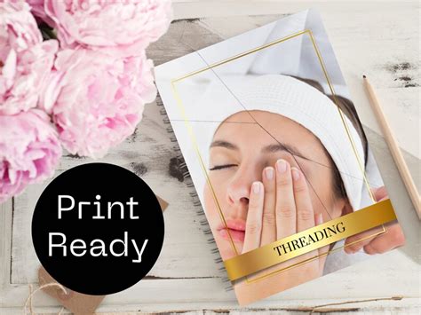 Eyebrow Threading Training Course Eyebrow Wax And Tint Manual Editable Training Manual Tutorial