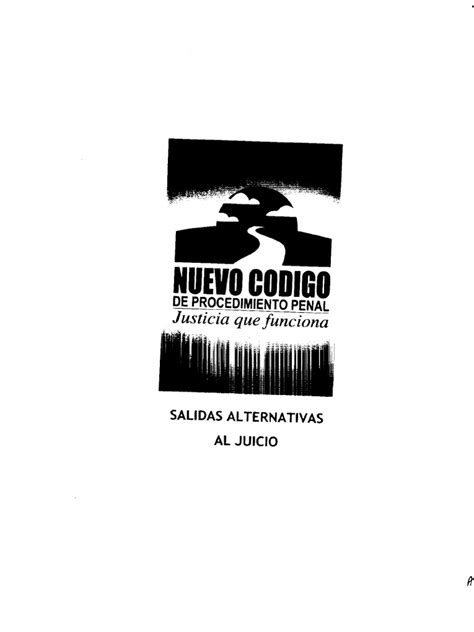 Salidas Alternativas Al Juicio Penal Bolivia Pdf Derecho Penal