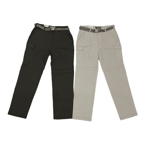 Denali Mens Flex Waist Convertible Zip Off Stretch Travel Pant Short