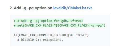 LevelDB install Debug Mode 환경설정 질문 Issue 8 DKU StarLab leveldb