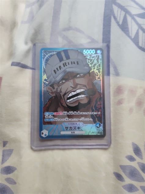 One Piece Tcg Sakazuki Aa Leader Hobbies And Toys Toys And Games On Carousell