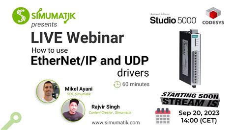 Webinar 10 How To Use EtherNet IP And UDP Drivers YouTube