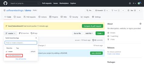 GitHub Create Git Branch Feature From Commit Tag 2024