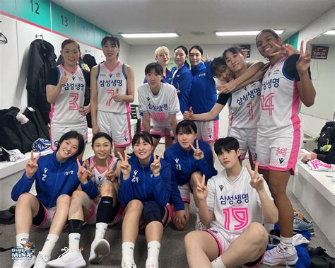용인삼성블루밍스농구단 촤암나 멋지네👊🏻 ⠀ ⠀ 승리샷 5라운드첫경기 5라운드승리 굳히기가자