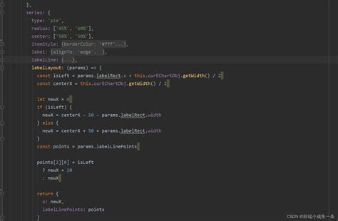 Echarts饼图labelline线的长度自适应设置javascript技巧脚本之家