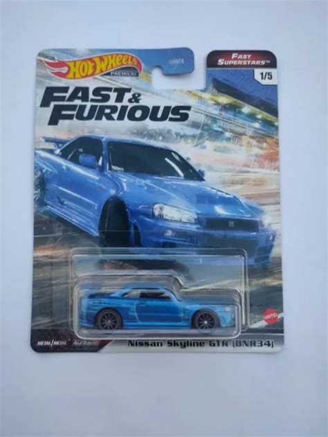 HOT WHEELS FAST Furious Nissan Skyline GT R R34 Fast Superstars