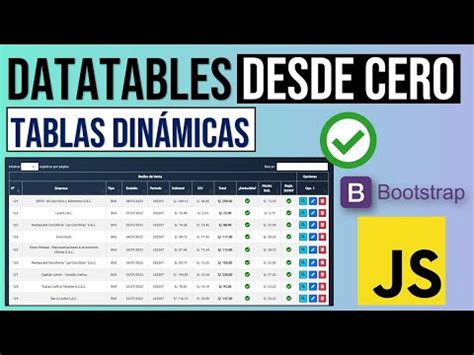 Gu A Paso A Paso Para Crear Datatable En Net Core Tutorial Completo