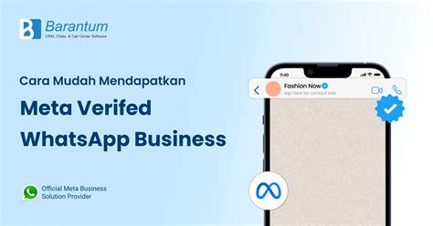 Cara Mudah Mendapatkan Meta Verified WhatsApp Business
