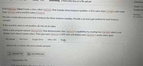 solved 3 13 class create a class called type and a monthly