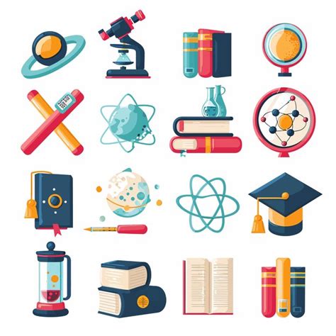 Escuela Ciencia Y Educaci N Icono Vector Premium