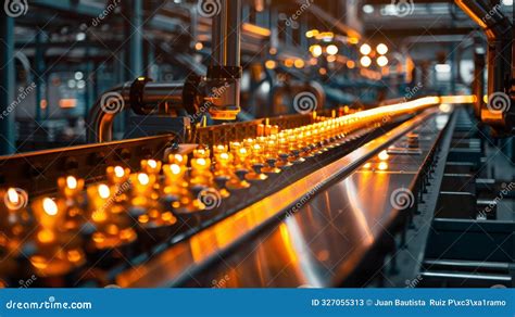 Automated Assembly Line In Modern Factory Stock Image Image Of Factoryfloor Technology 327055313