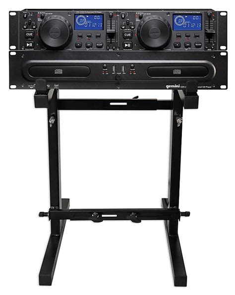 Gemini CDX I DJ Dual Two Deck CD MP Media Reverb