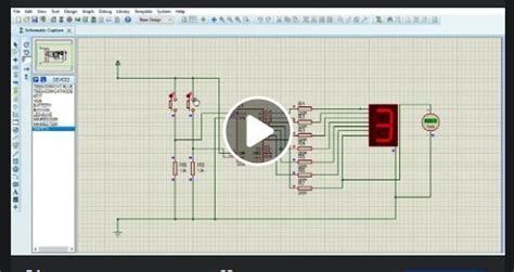 simulating seven segment display up counter using proteus seven segment display segmentation