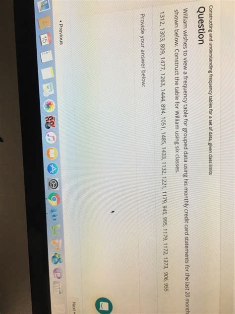 Solved Constructing And Understanding Frequency Tables For A Chegg Com