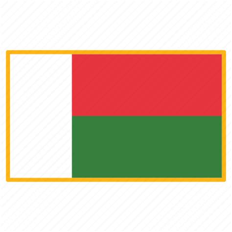 World Madagascar Flag Country Nation National Flags Icon