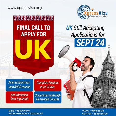 Rakesh Sharma R S On Linkedin 🌟 Final Call To Study In The Uk 🌟 📣