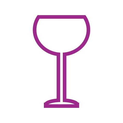Premium Vector Drinking Glass Icon Vector Design Templates