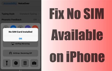How To Fix No SIM Available On IPhone IOS 17 16 15