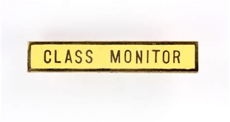 Class Monitor Responsibility