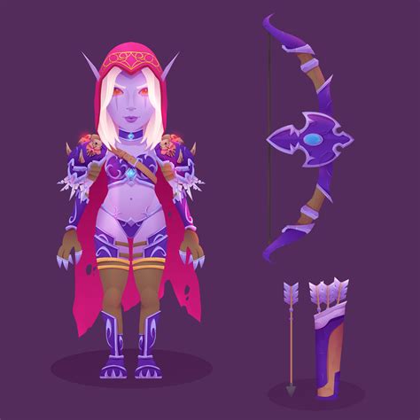 Artstation Sylvana Vector Art