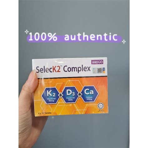 Select K2 Complex 🔥 Calcium D3 K2 🔥 Bone Teeth Osteocalcin Shopee