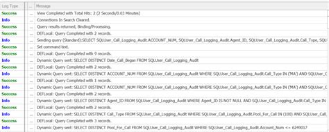 Feature 724 Logs Log Query Executed In Dynamic Queries Bridgeworks Help Center
