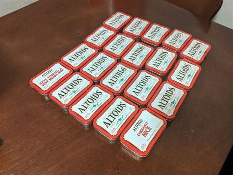Altoid Tin Empty Pre Owned Lot Tins Altoids 1 76 Oz 20 Total Antique Price Guide Details Page