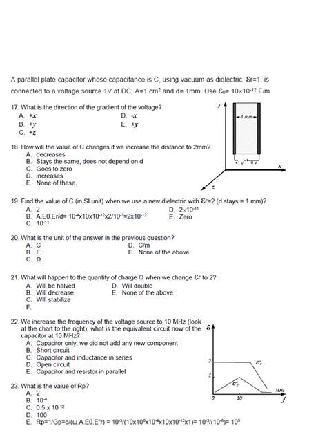 Solved A Parallel Plate Capacitor Whose Capacitance Is C