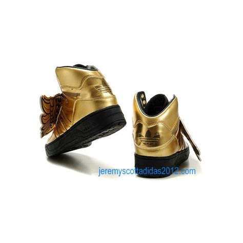 Cheap Wholesale Womens Jeremy Scott Js Wings 20 Gold Adidas Shoes